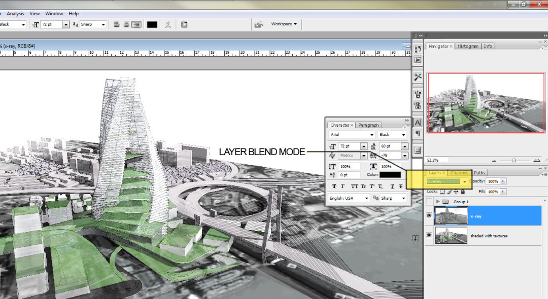 No-Render Quick Daytime Illustration | Visualizing Architecture