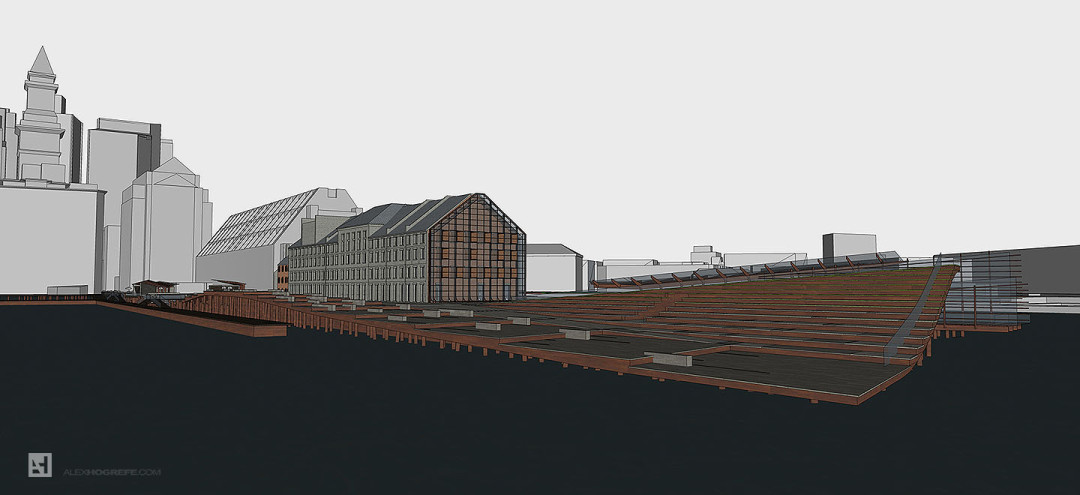 Wharf Design: Foggy Morning Perspective: Part 1 | Visualizing Architecture Wharf Design: Foggy Morning Perspective: Part 1 | Visualizing Architecture