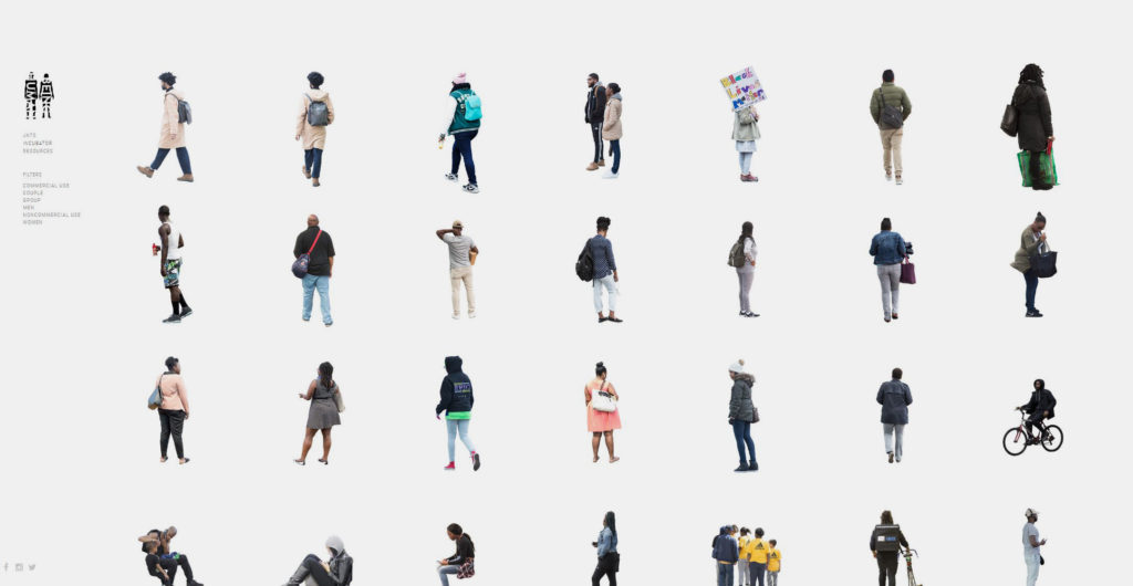 Cutout People 2017 | Visualizing Architecture